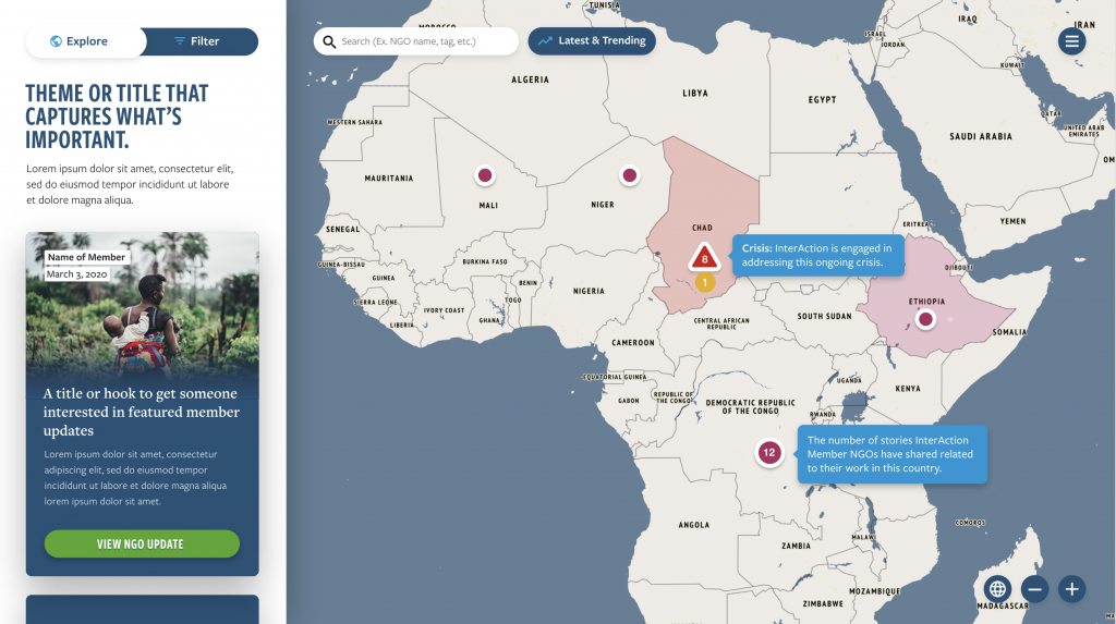 Previewing the New NGO Aid Map - InterAction