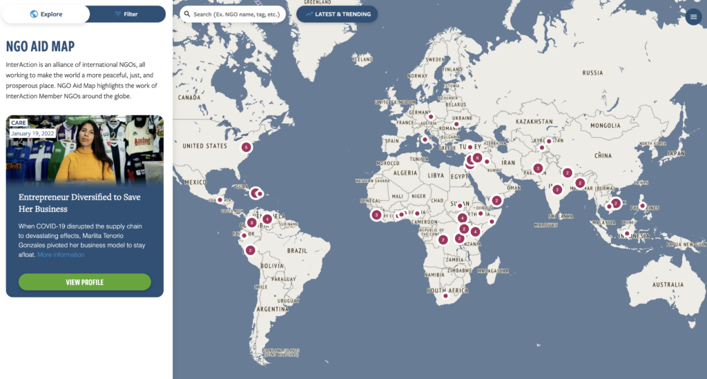 Introducing the New NGO Aid Map - InterAction